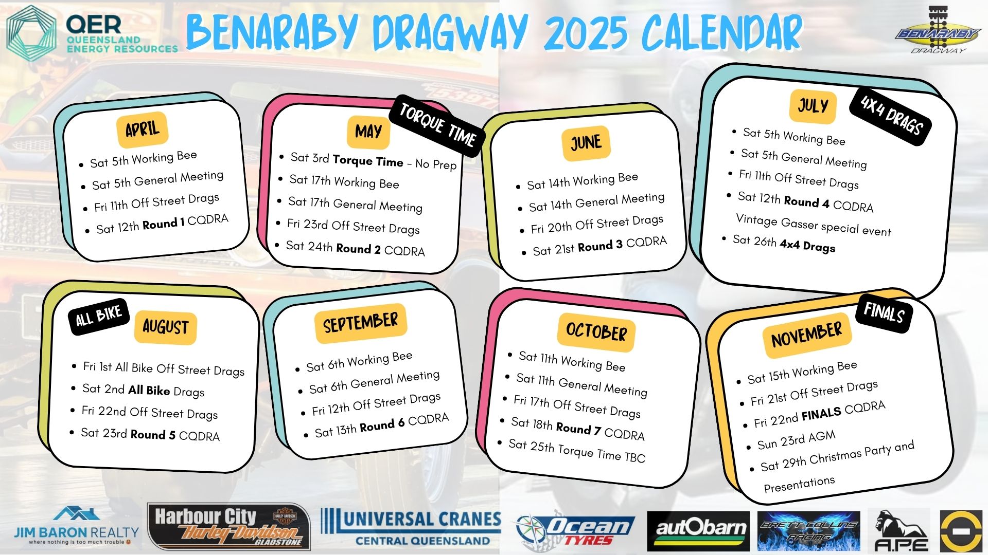 Events – Benaraby Dragway